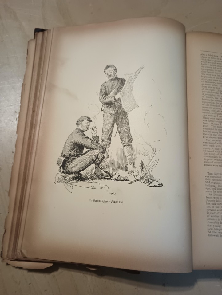 Military Antique Book Printed 1889 The Civil War In Song and Story 1860 ...
