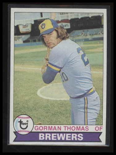 Gorman Thomas 1979 Topps #376 Milwaukee Brewers Baseball Card | eBay