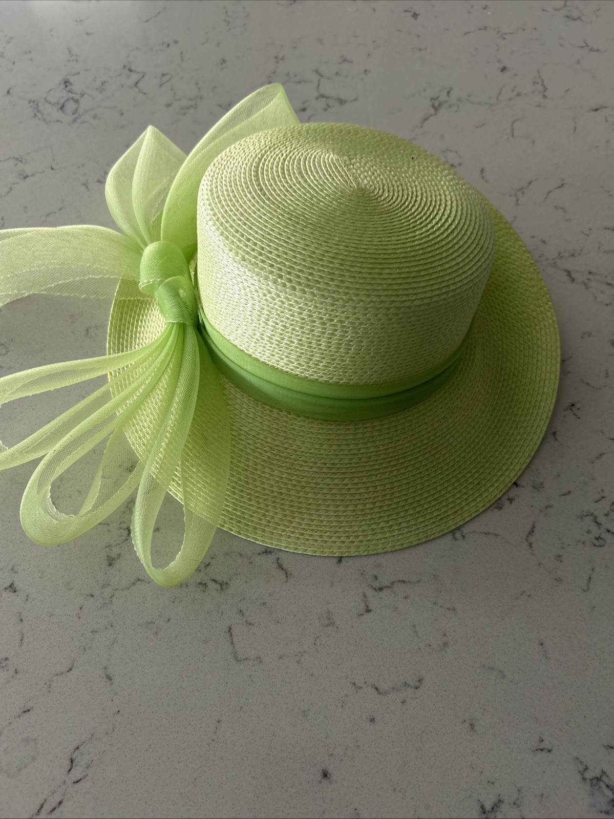 Lily Lee Pale Green Fashion Straw Hat Derby Church W… - Gem