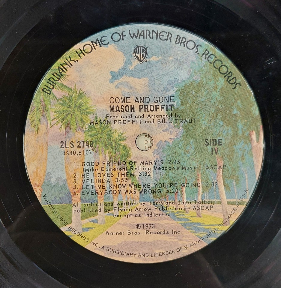 Mason Proffit Come & Gone Vinyl 2LP 1974 Warner Bros Records 2LS 2746 ...