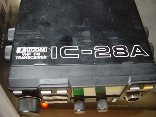 Icom IC 28A 2 Meter VHF Transceiver tested (see text) w manual, no mic ...