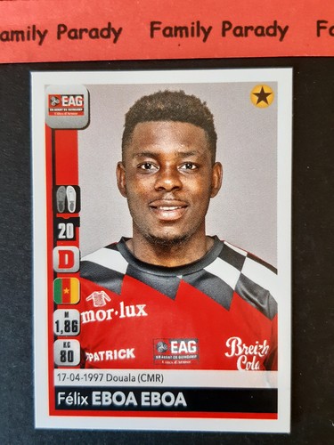 Félix Eboa Eboa 128 Guingamp Image Sticker Panini Foot France Ligue 1 ...