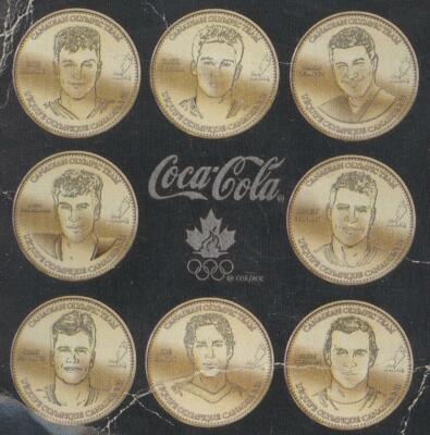 2002 Coca-Cola Olympic Team Canada Coins - Sealed Unopened - See List ...