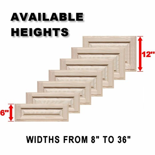 Unfinished Oak Square Raised Panel Drawer Fronts | eBay