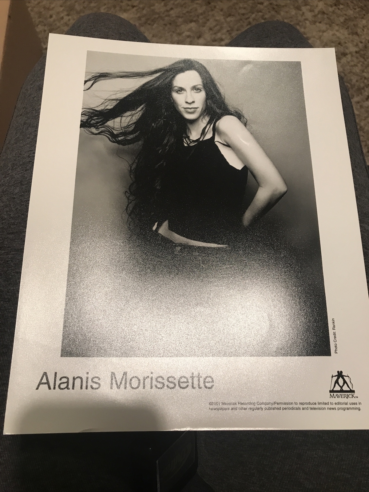 Alanis Morissette Black & White Press 8x10 Photo | eBay