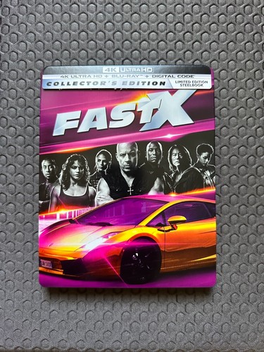 Fast X Best Buy Exclusive SteelBook 4K UHD disc only! No Blu-ray ...