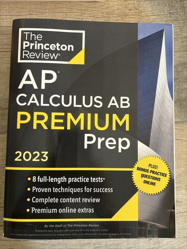 College Test Preparation Ser.: Princeton Review AP Calculus AB Premium ...