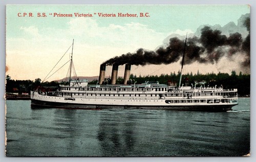 CPR SS Princess Victoria British Columbia Victoria Harbor Int'l ...