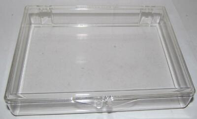 5 Clear Clamshell Acrylic Hard Plastic Parts Boxes ~ 4.5" x 3.5" x 0.75 ...