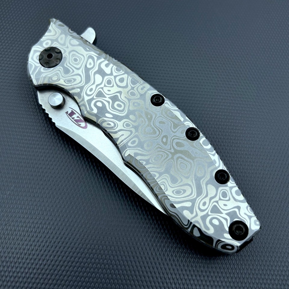 Zero Tolerance 0562Ti Flipper Rick Hinderer Pn Edge ZT 0562 Monochrome ...