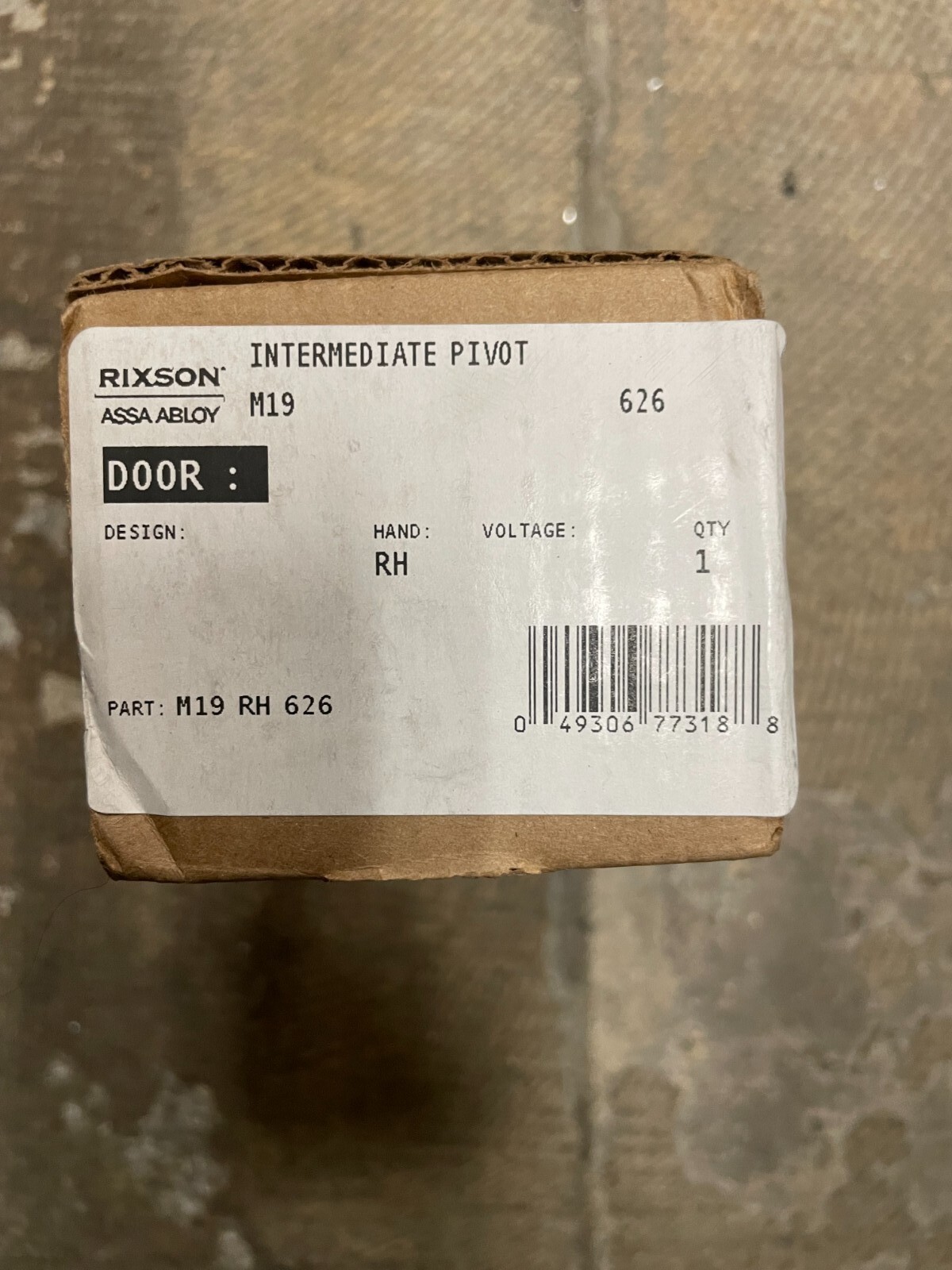 Rixson M19 x 626 RH Offset Intermediate Pivot | eBay