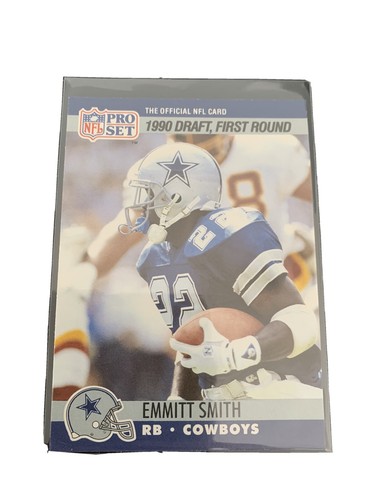 EMMITT SMITH DALLAS COWBOYS 1990 PRO SET 1990 DRAFT Card No.685 ...