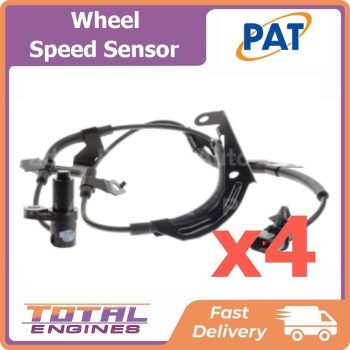4x PAT Wheel Speed Sensor Left fits Mitsubishi Challenger PC 2.5L 4Cyl ...