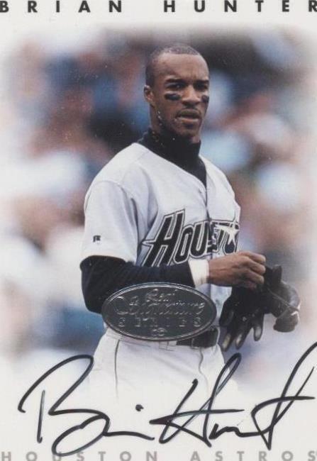 1996 Leaf Signature Series - Autographs Brian Hunter Silver (AU) for ...