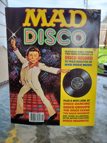 Mad Magazine Disco FLEXI RECORD NOT INCLUDED 1980 1980s Vintage ...