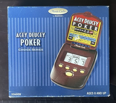 Radica Monte Carlo Acey Deucey Poker Choice Series Electronic Hand Held ...