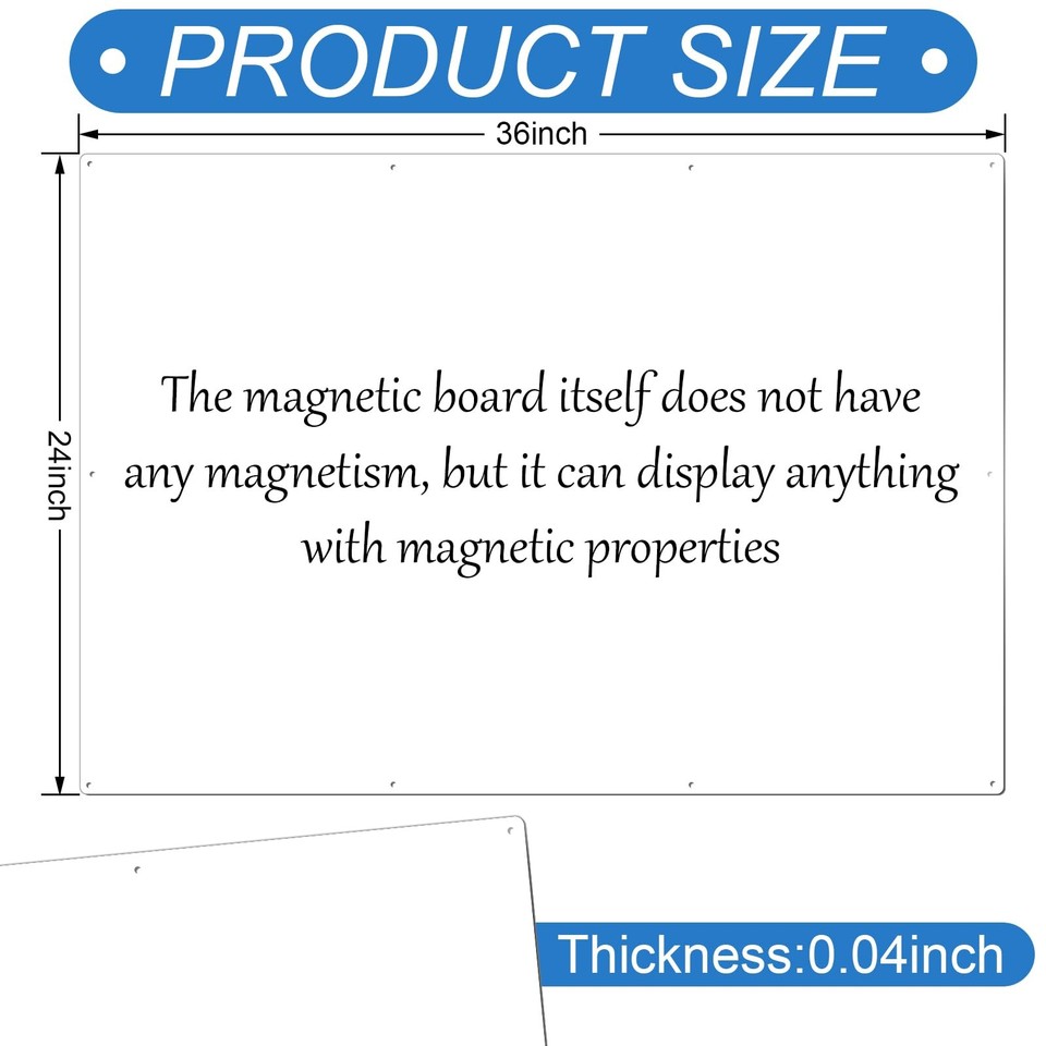 Magnetic Board Steel Magnet Bulletin Boards for Walls to Display ...