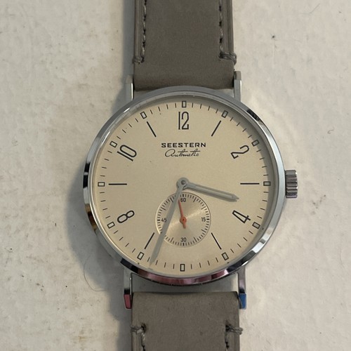 SEESTERN Small Seconds, Seagull ST17, Champagne, Sapphire Display ...