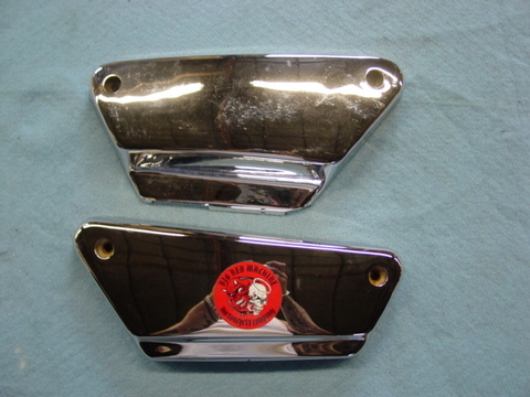 FXR FXRD FXRS FXRT FXLR FXRP FXRC chrome metal side covers Harley ...