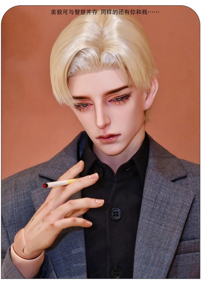 Handsome 1/3 BJD Doll Resin Art Toys Male Bare Jointed Body Eyes Face ...