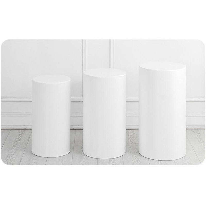 Cover For Round Plinth Cylinder Pedestal Wedding Party Cake Flower ...
