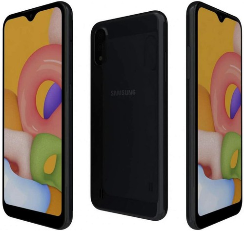 Samsung Galaxy A01 SM-A015A - 16GB - Black AT&T GSM World Phone ...