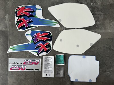 kawasaki 1992 KX250 Decal Set / Sticker Kit Including Backgrounds ...