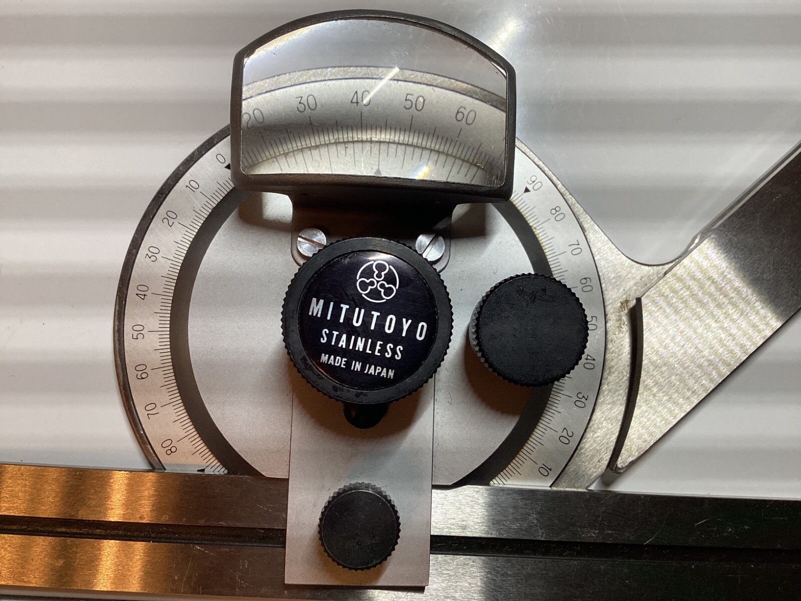 Mitutoyo Universal Bevel Protractor Set 187-906 Made In Japan | eBay