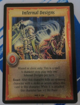 Foil Infernal Designs | Warlord Saga of the Storm CCG | Foil Rare | eBay