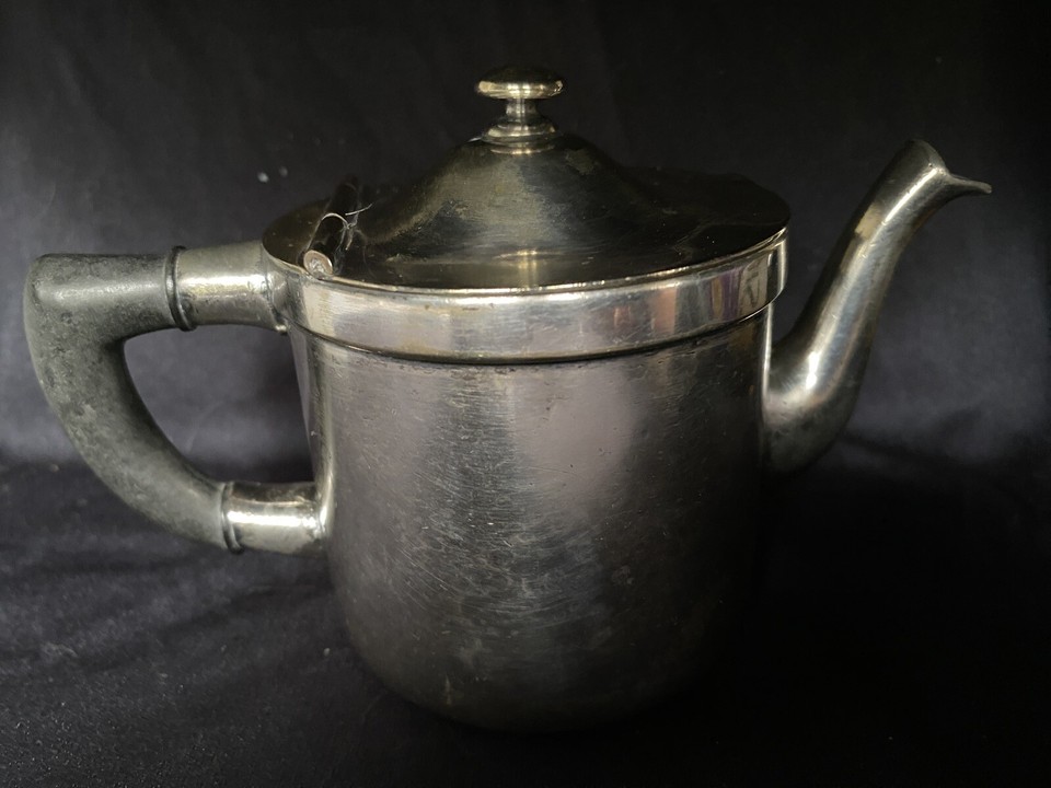 Antique Benedict Indestructo Nickel Plated 1 Cup Teapot | eBay