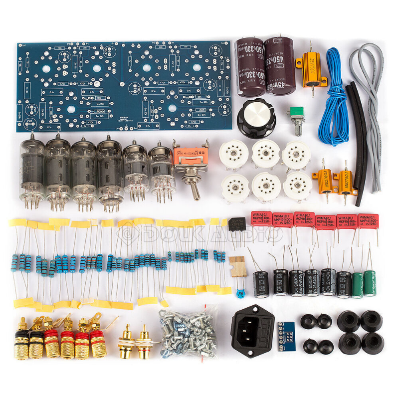 HiFi Vacuum Tube Amplifier Class AB Push-pull Stereo Audio Amp Kit ...