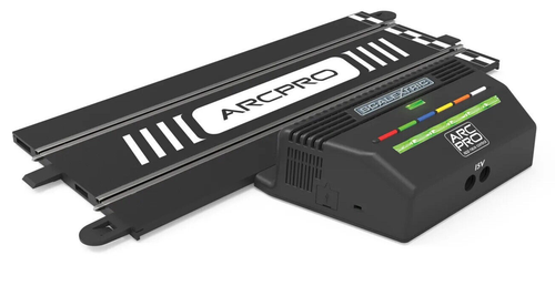 Scalextric ARC PRO Lap Digital Powerbase W/ Transformer & 2 Controllers ...