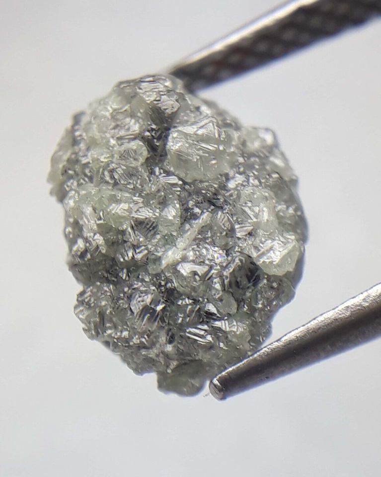 2.31 Ct,Natural Rough Diamond,Raw Rough Diamond,Grey Uncut Diamond ...