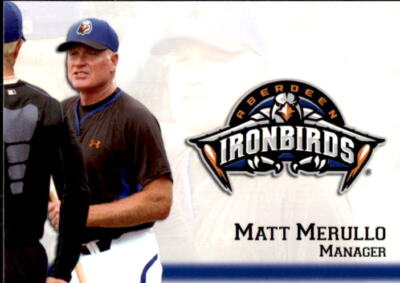 2013 Aberdeen IronBirds Choice #33 Matt Merullo Winchester ...