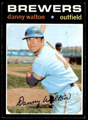 1971 Topps Danny Walton . Milwaukee Brewers #281 | eBay