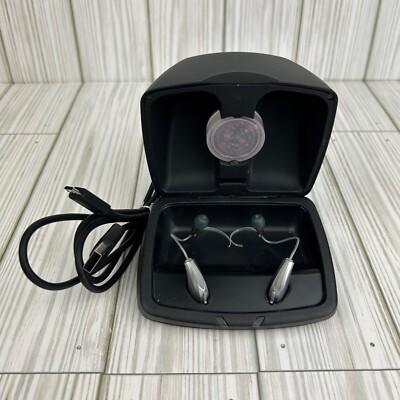Starkey Evolv Hearing Aids Rechargeable with Case Dock & Cord Left ...