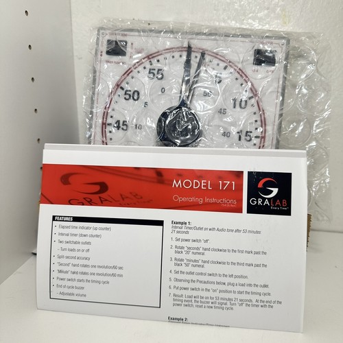 GraLab Model 171 60 Minute General Purpose Timer | eBay