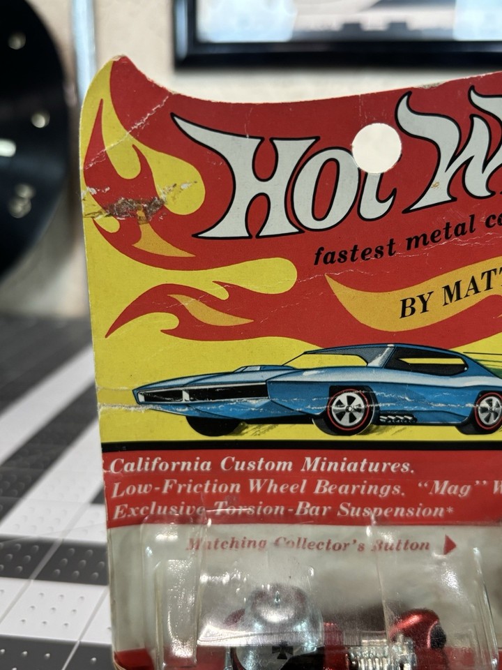 Hot Wheels Original Redline Red Baron In Blister Pack | eBay