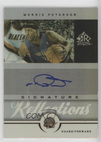 2005-06 Upper Deck NBA Reflections Signature Morris Peterson #SR-MP ...