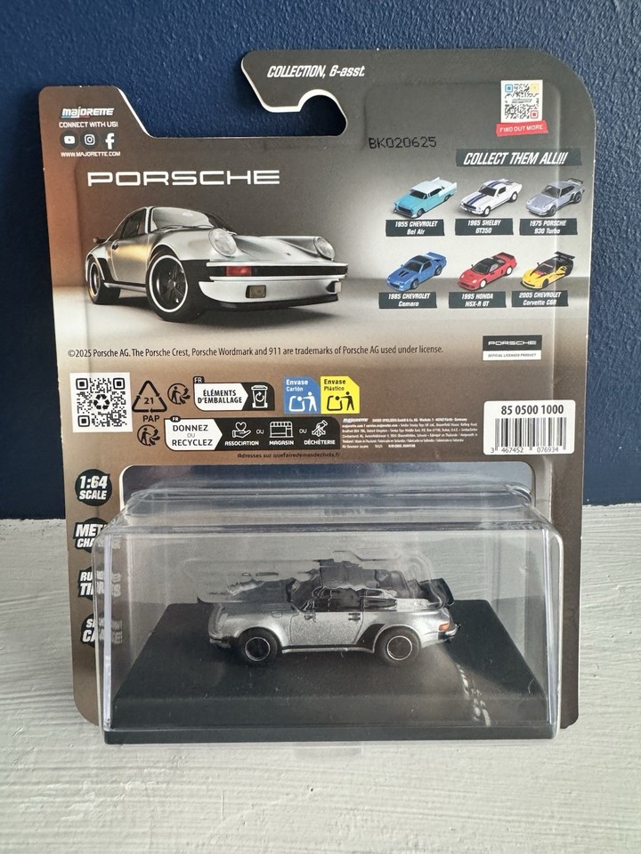 Majorette Collection 1975 Porsche 930 Turbo Diecast Model 1:64 Scale ...