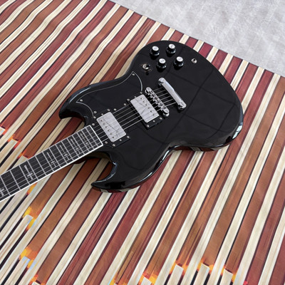 Custom Tony Iommi SG Electric Guitar Cross Inlay Mahogany Body Fast ...