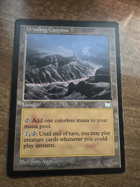 MTG Winding Canyons Weatherlight Regular Rare for sale online | eBay