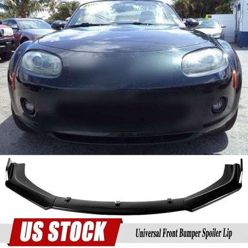 For Mazda Miata 1990-1997 Glossy Style Front Bumper Lip Splitter ...