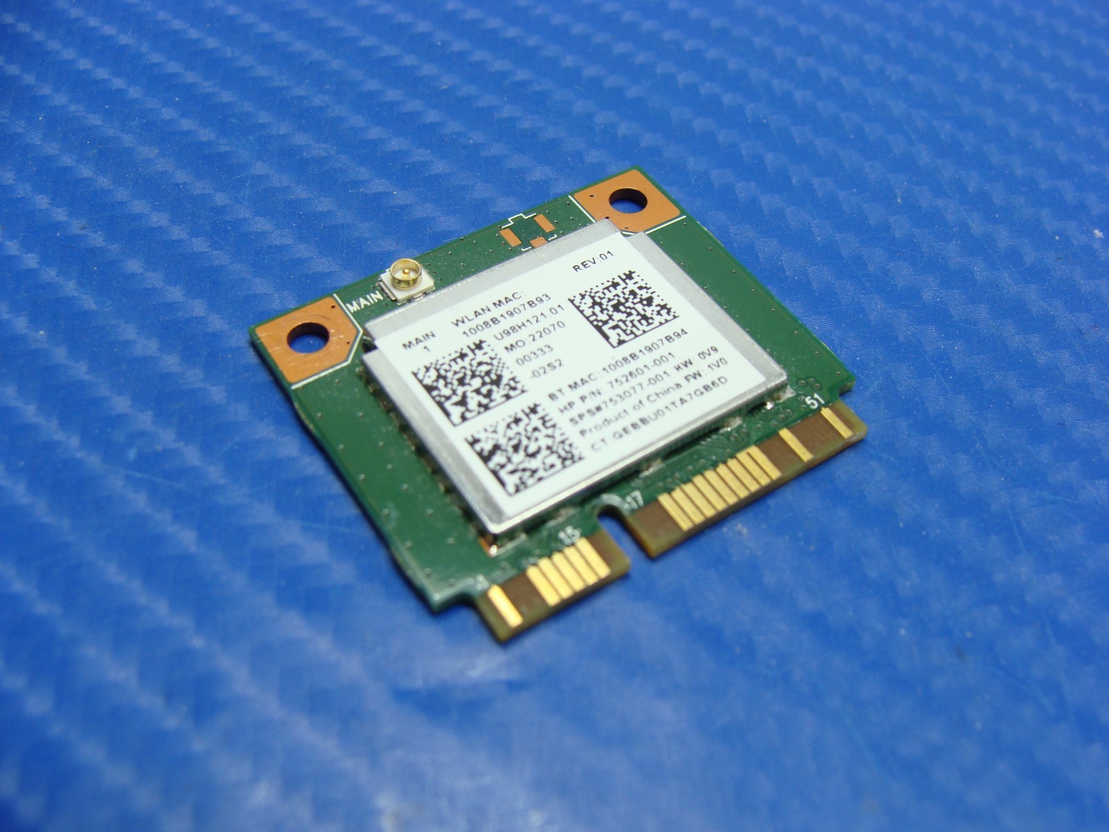 HP Pavilion BE 15-p030nr 15.6" OEM WiFi Wireless Card RTL8723BE 752601 ...