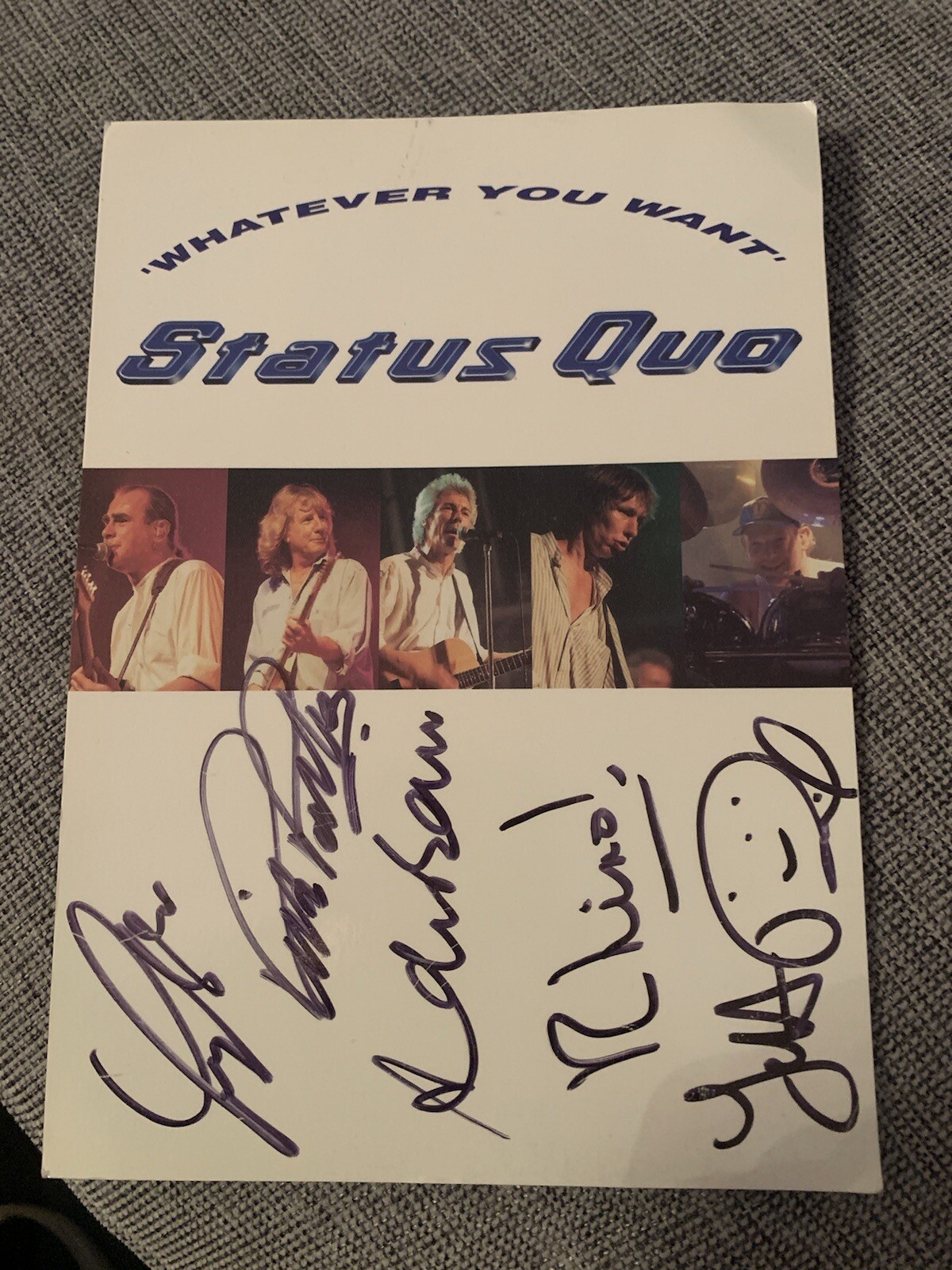 Status Quo Autogramm signed autograph | eBay