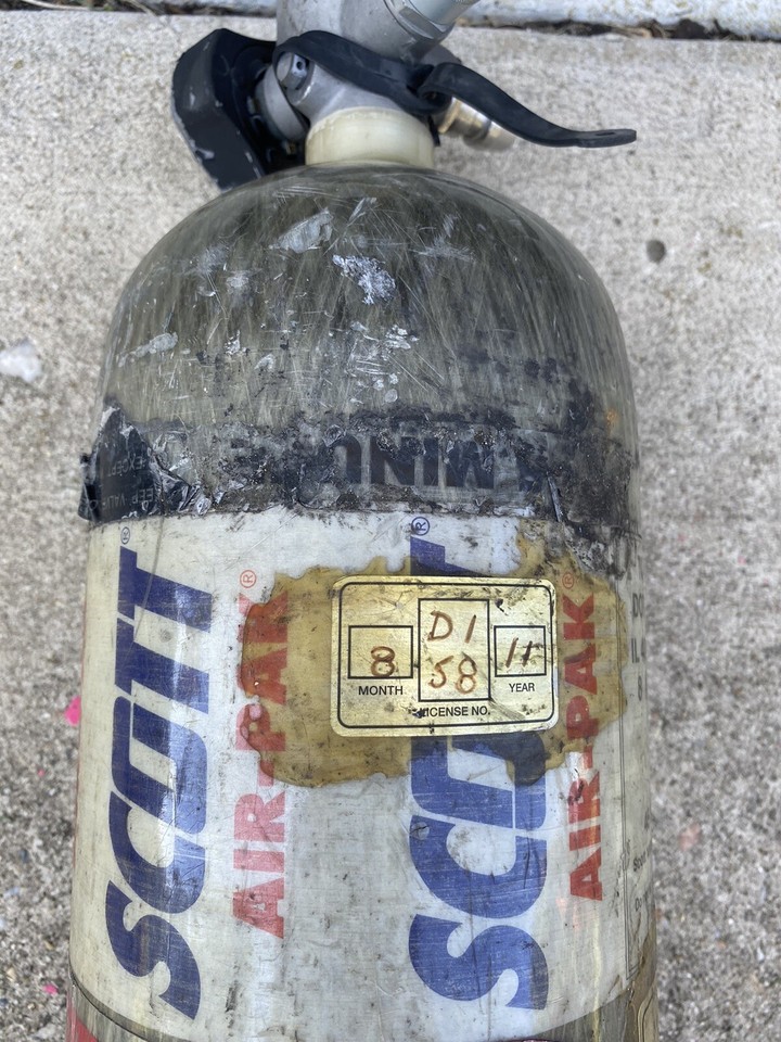 Scott 4500PSI 45 Min SCBA Bottle Tank Cylinder valve Paintball Air gun ...