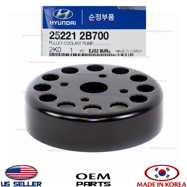 Genuine OEM Engine Water Pump Pulley for Hyundai 252212B700 for sale ...