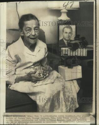 1967 Press Photo Mrs. Kate Frink Watson, grandmother of ex-Gov. George ...