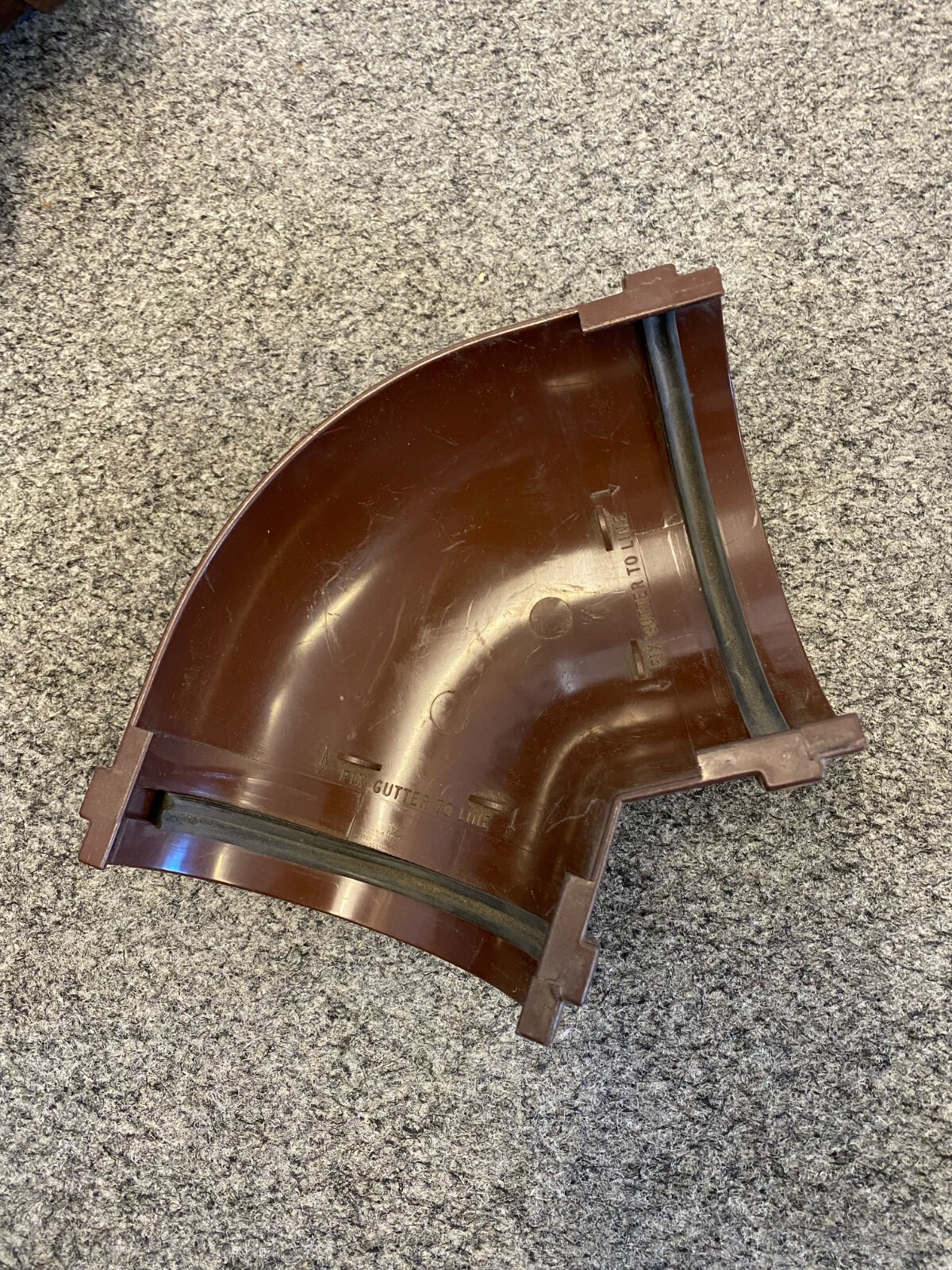 Hepworth/ Bartol 112mm Half Round Gutter & 68mm Downpipe Fittings in ...