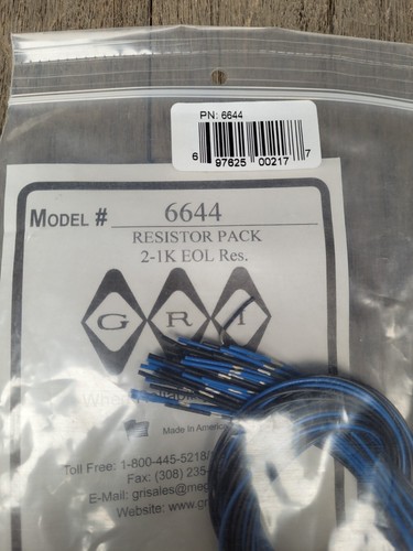 GRI End of Line Resistor 2-1k 6644 10-pack for sale online | eBay